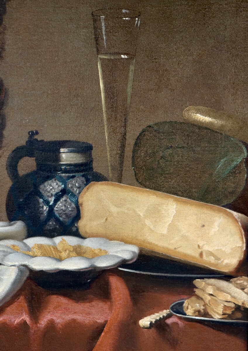 A still life with a turkey pie - Vervoorn, G. - Still lifes and animal ...